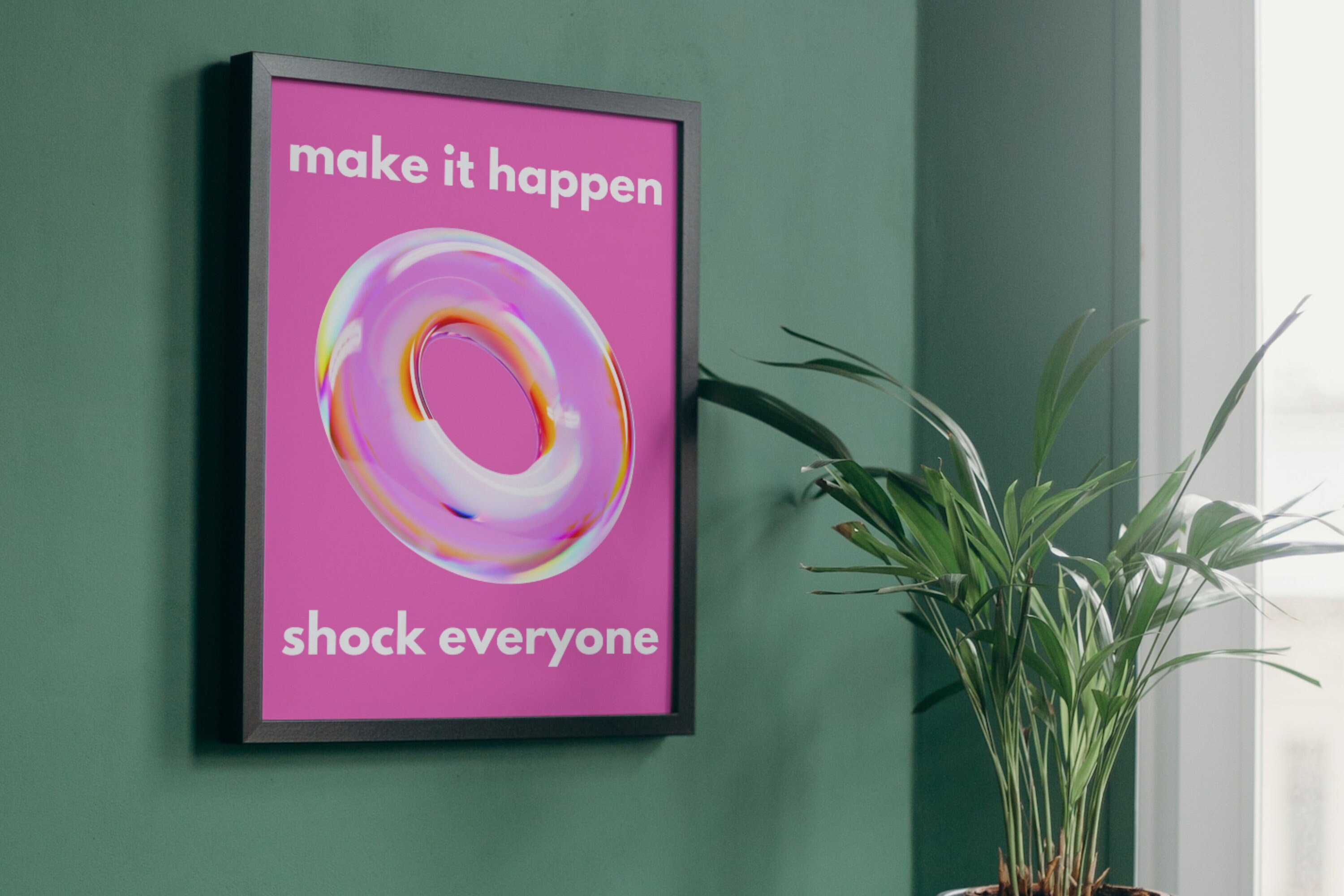 Aesthetic Empowering Printable Pink Poster and Wall Decor Downloadable ...