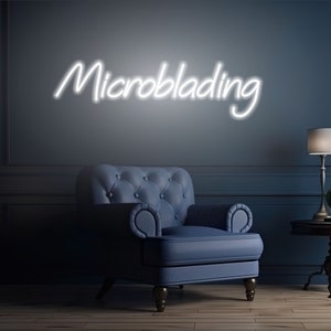 Microblading Neon Sign for Beauty Salon or Esthetician Decor - Etsy