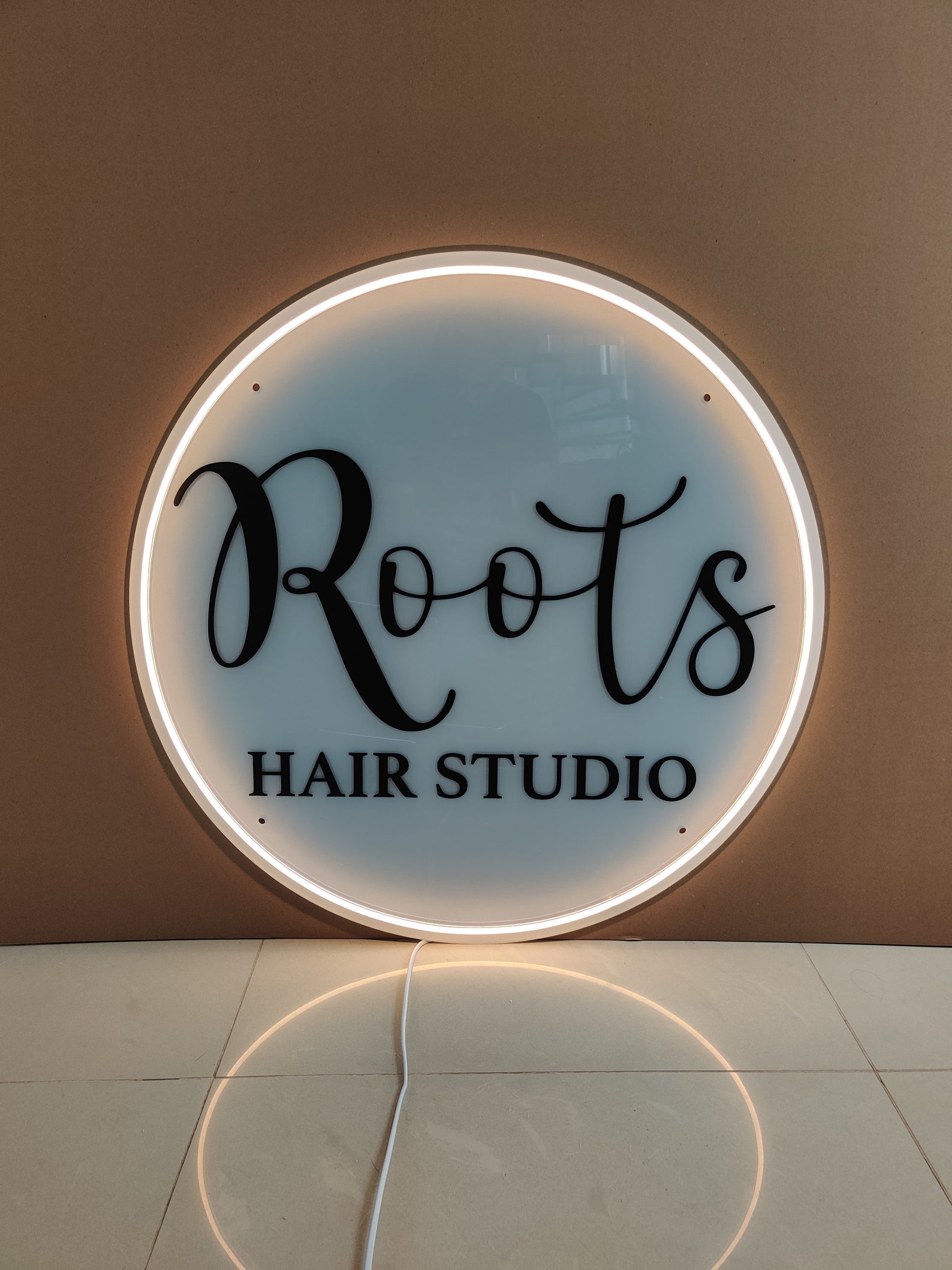 Custom Acrylic Gold Logo Sign for Office and Business - Etsy