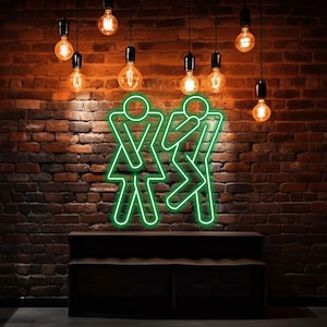 Toilet Neon Sign for Bar Ot Cafe. Restroom Sign Led for Restaurant - Etsy