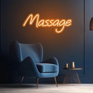 Massage Neon Sign for Beauty Salon, Gift for Salon Decor - Etsy
