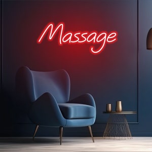 Massage Neon Sign for Beauty Salon, Gift for Salon Decor - Etsy