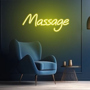Massage Neon Sign for Beauty Salon, Gift for Salon Decor - Etsy