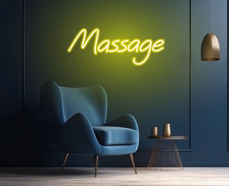 Massage Neon Sign for Beauty Salon, Gift for Salon Decor - Etsy