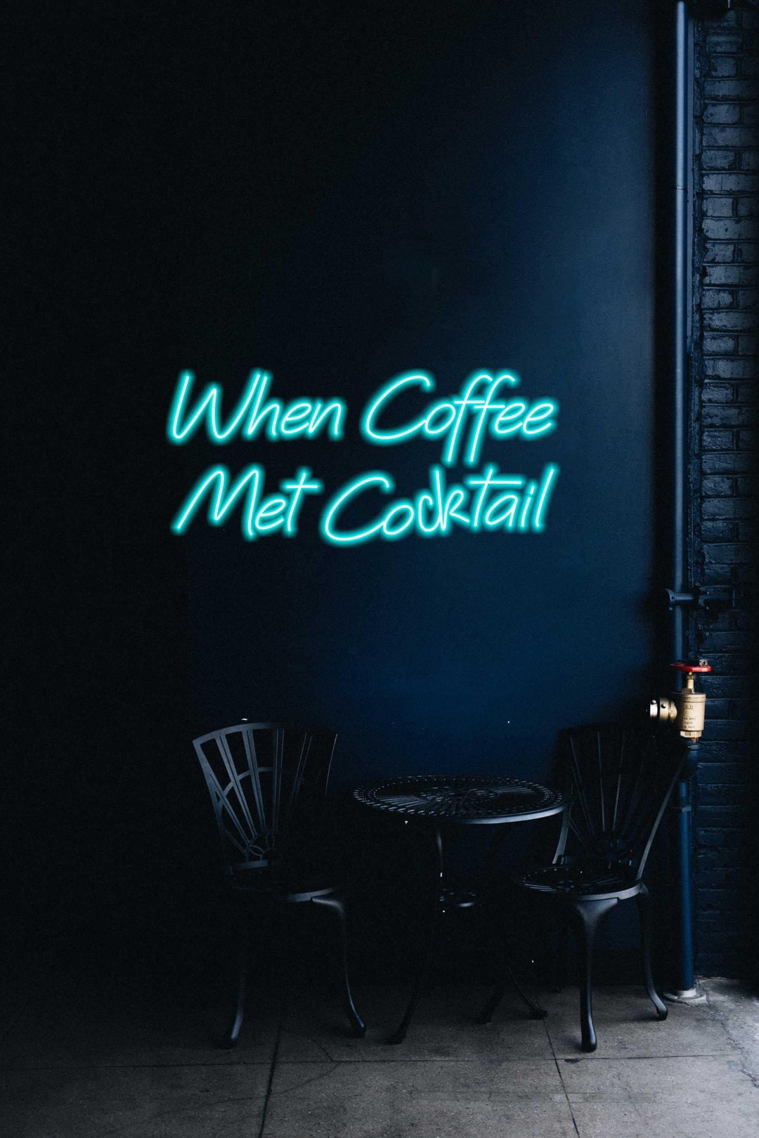 When Coffee Meet Cocktail Neon Sign for Cafe or Bar. Led Coffee Sign - Etsy