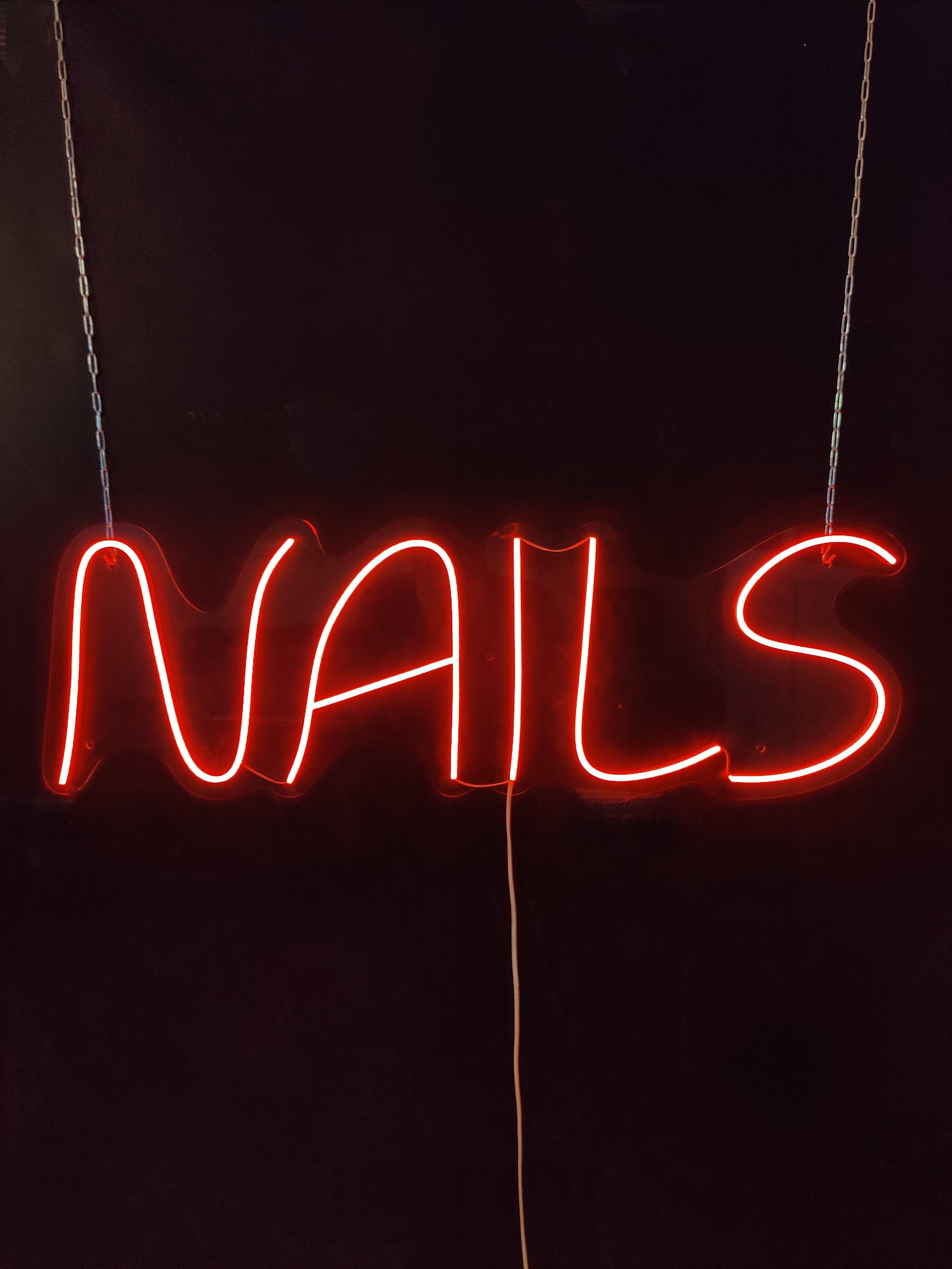 Nails Neon Sign for Nails Salon or Esthetician Decor - Etsy
