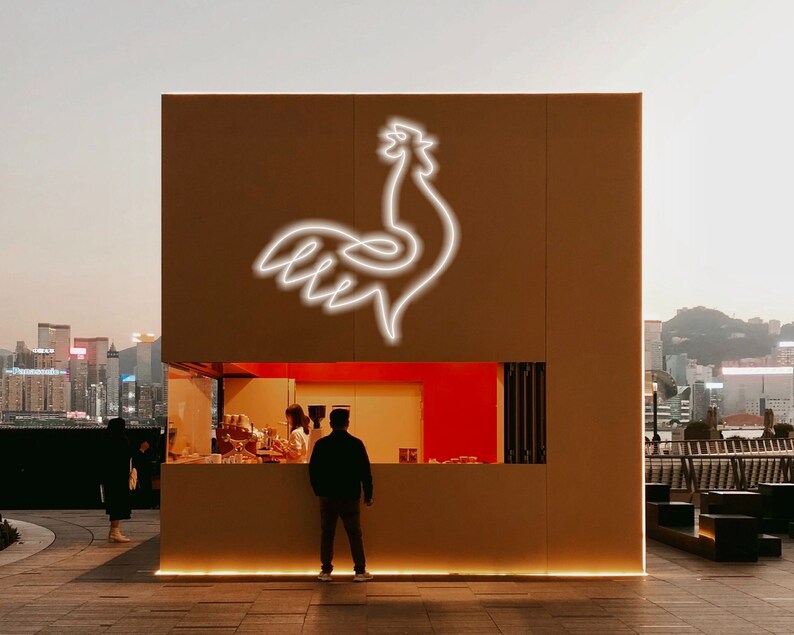 Rooster Neon Sign for Restaurant Decor. Farm Led Sign - Etsy