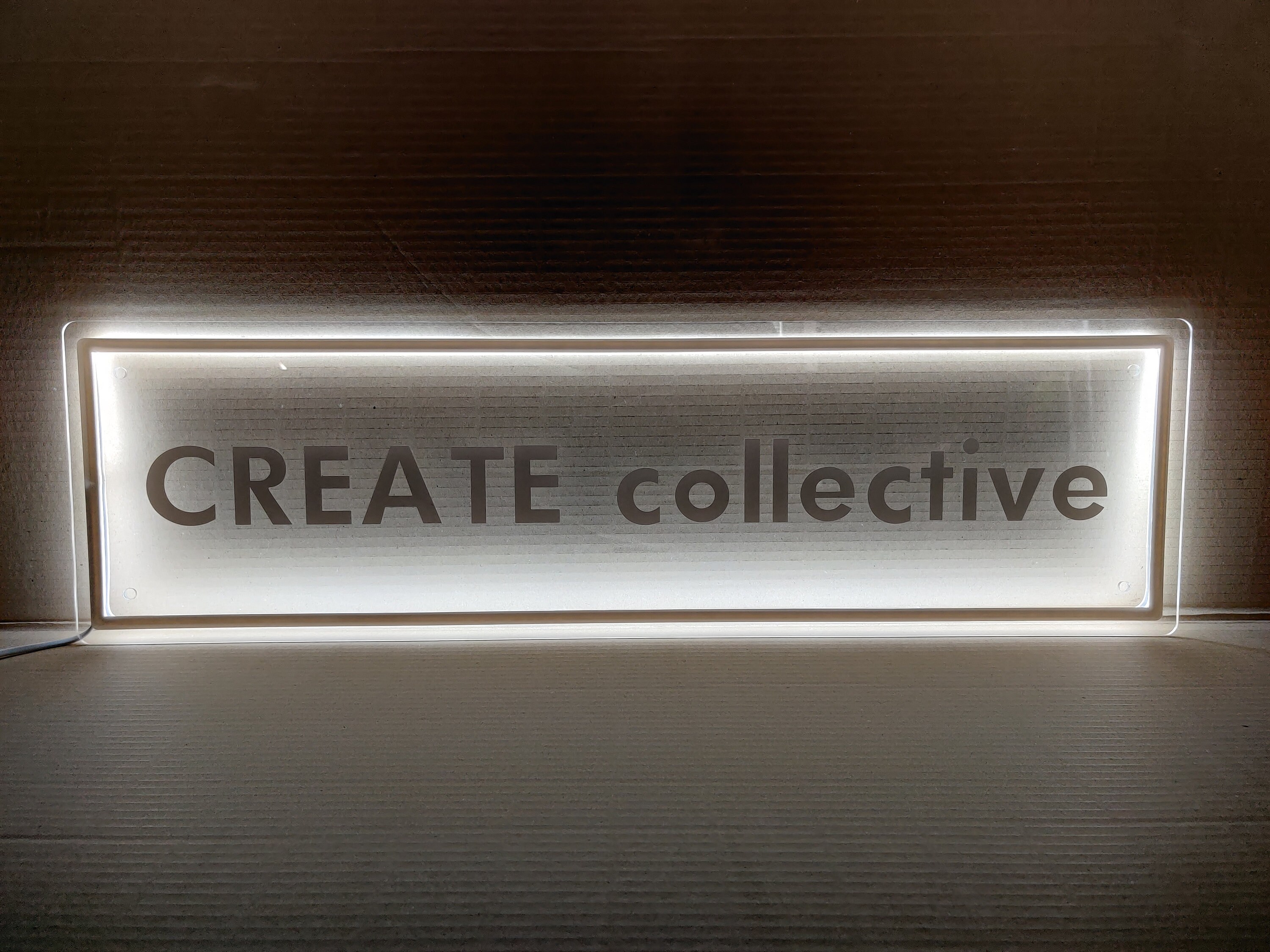 Custom Backlit Sign for Office and Reception Desk Sign. Gift for ...