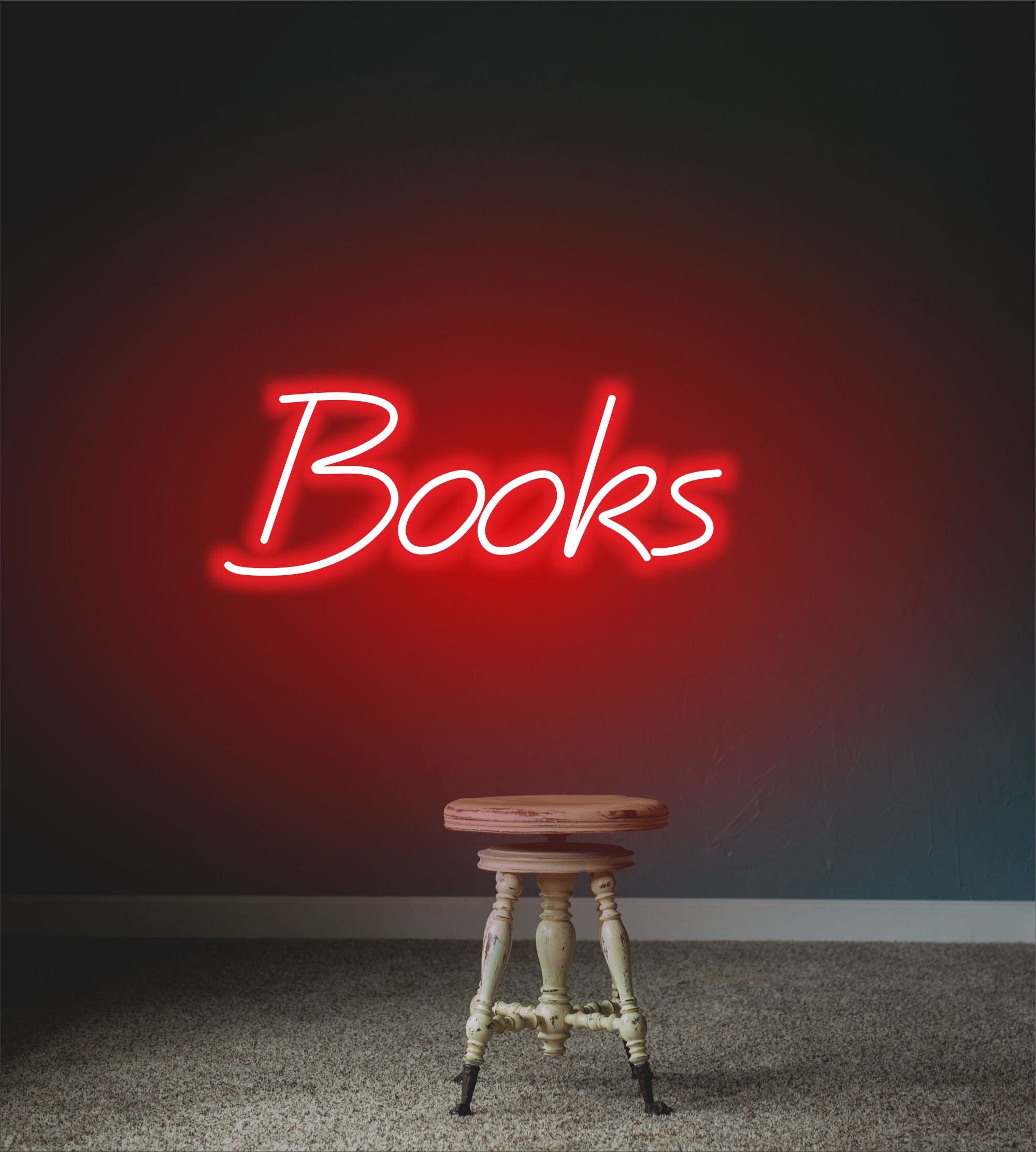 Books Neon Sign for Bookstore. Gift for Book Lover - Etsy