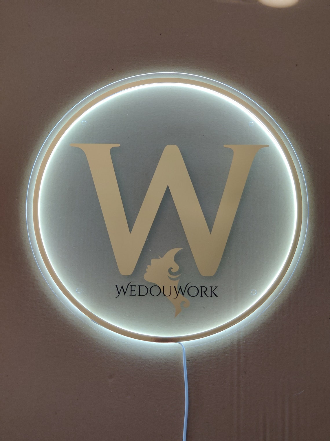 Custom Backlit Sign for Office and Salon Name Signage. Gift for ...