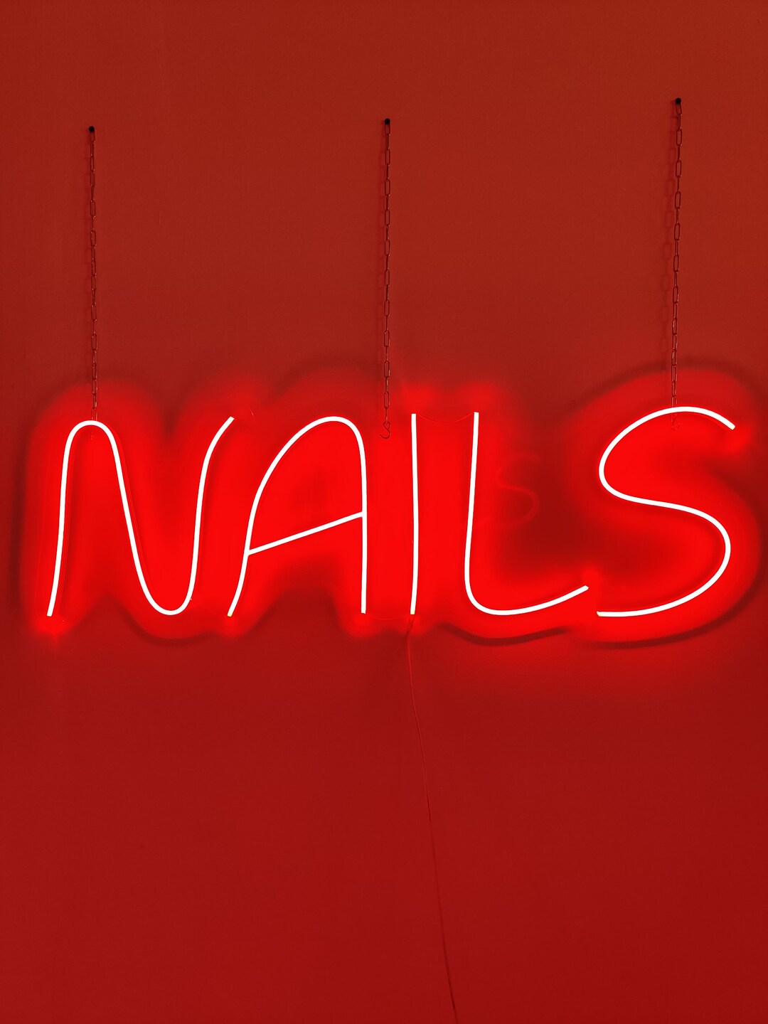 Nails Neon Sign for Nails Salon or Esthetician Decor - Etsy