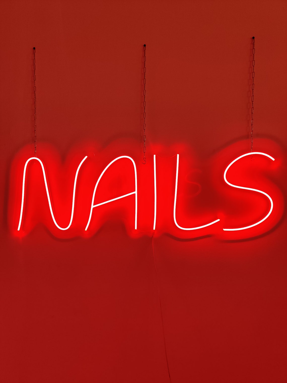 Nails Neon Sign for Nails Salon or Esthetician Decor - Etsy