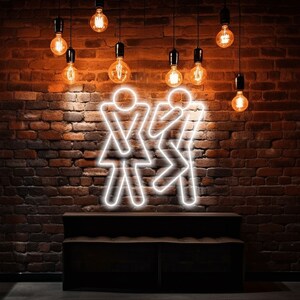 Toilet Neon Sign for Bar Ot Cafe. Restroom Sign Led for Restaurant - Etsy
