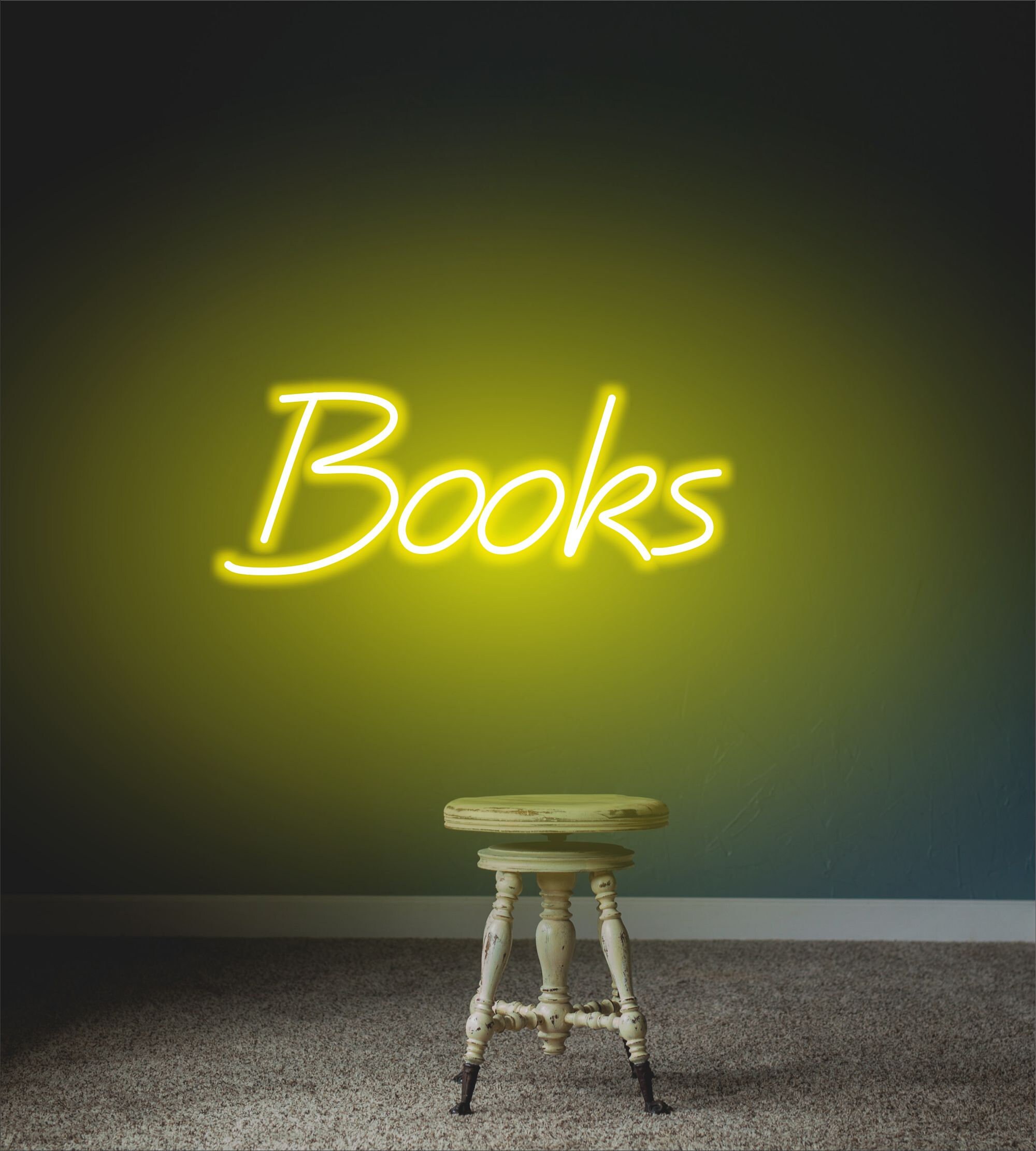 Books Neon Sign for Bookstore. Gift for Book Lover - Etsy