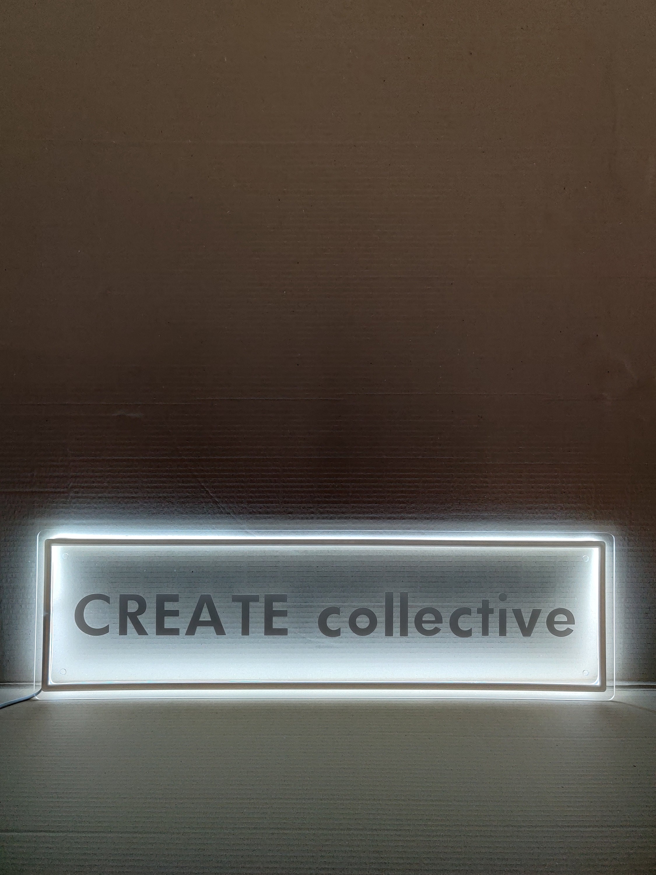 Custom Backlit Sign for Office and Reception Desk Sign. Gift for ...