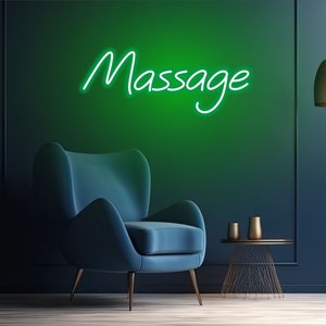 Massage Neon Sign for Beauty Salon, Gift for Salon Decor - Etsy