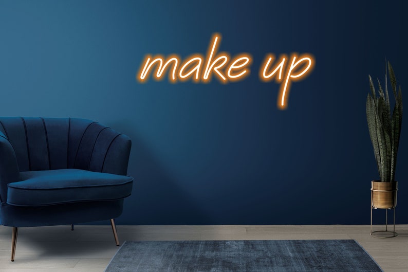 Make up Neon Sign for Beauty Salon or Esthetician Decor - Etsy