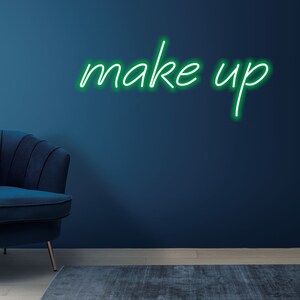 Make up Neon Sign for Beauty Salon or Esthetician Decor - Etsy