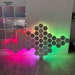 Hexagon RGB Panel for Gift. Honeycomb Wooden and Acrylic Mosaic for ...