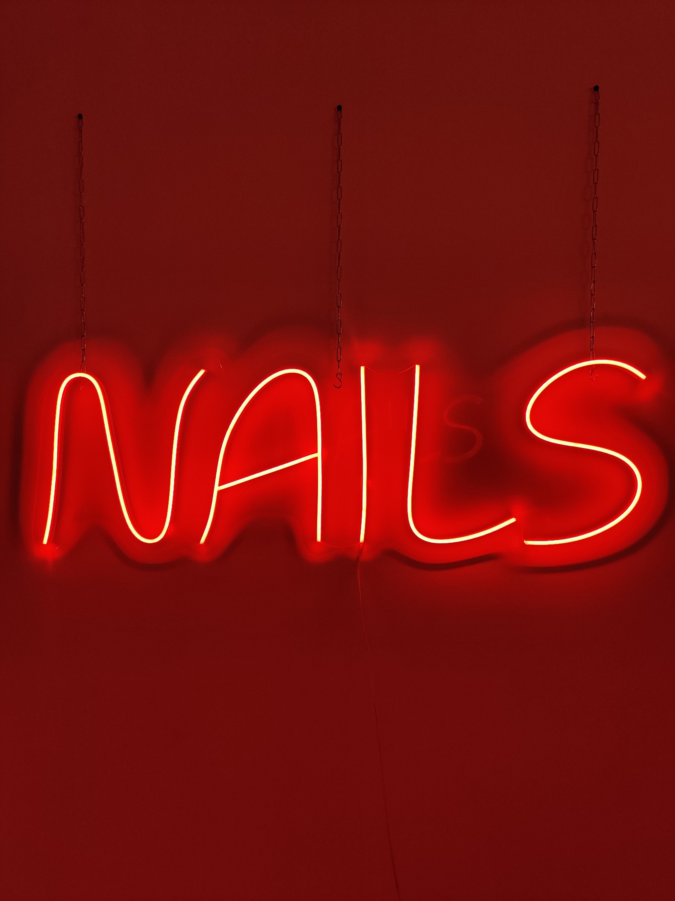 Nails Neon Sign for Nails Salon or Esthetician Decor - Etsy