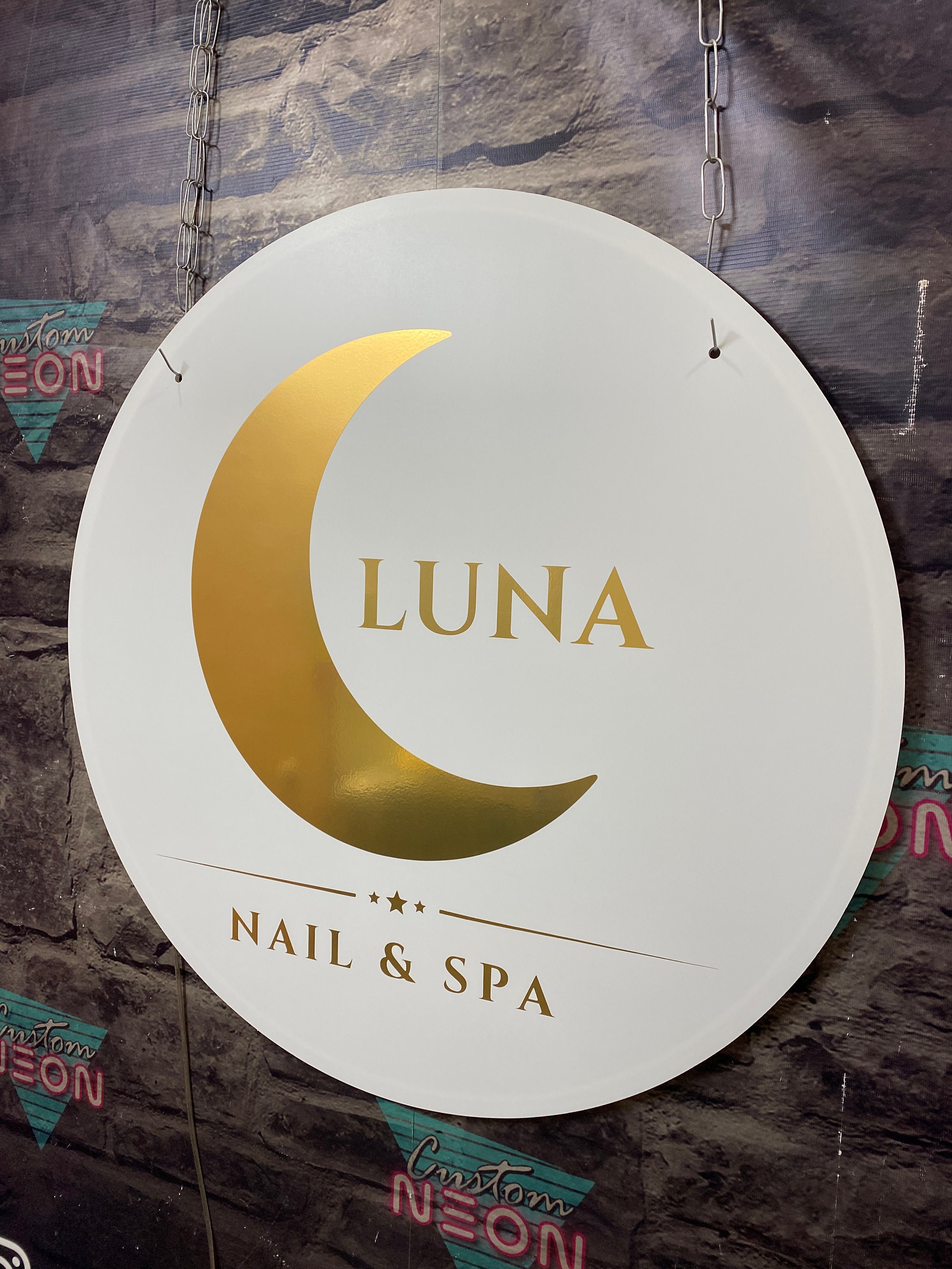 Custom Backlit Sign for Office and Salon Name Signage. Gift for ...