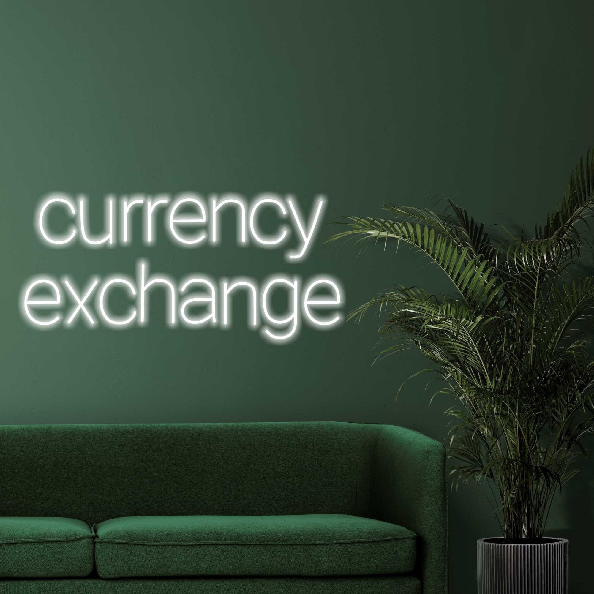 Currency Exchange Neon Sign for Store. Money Led Sign - Etsy