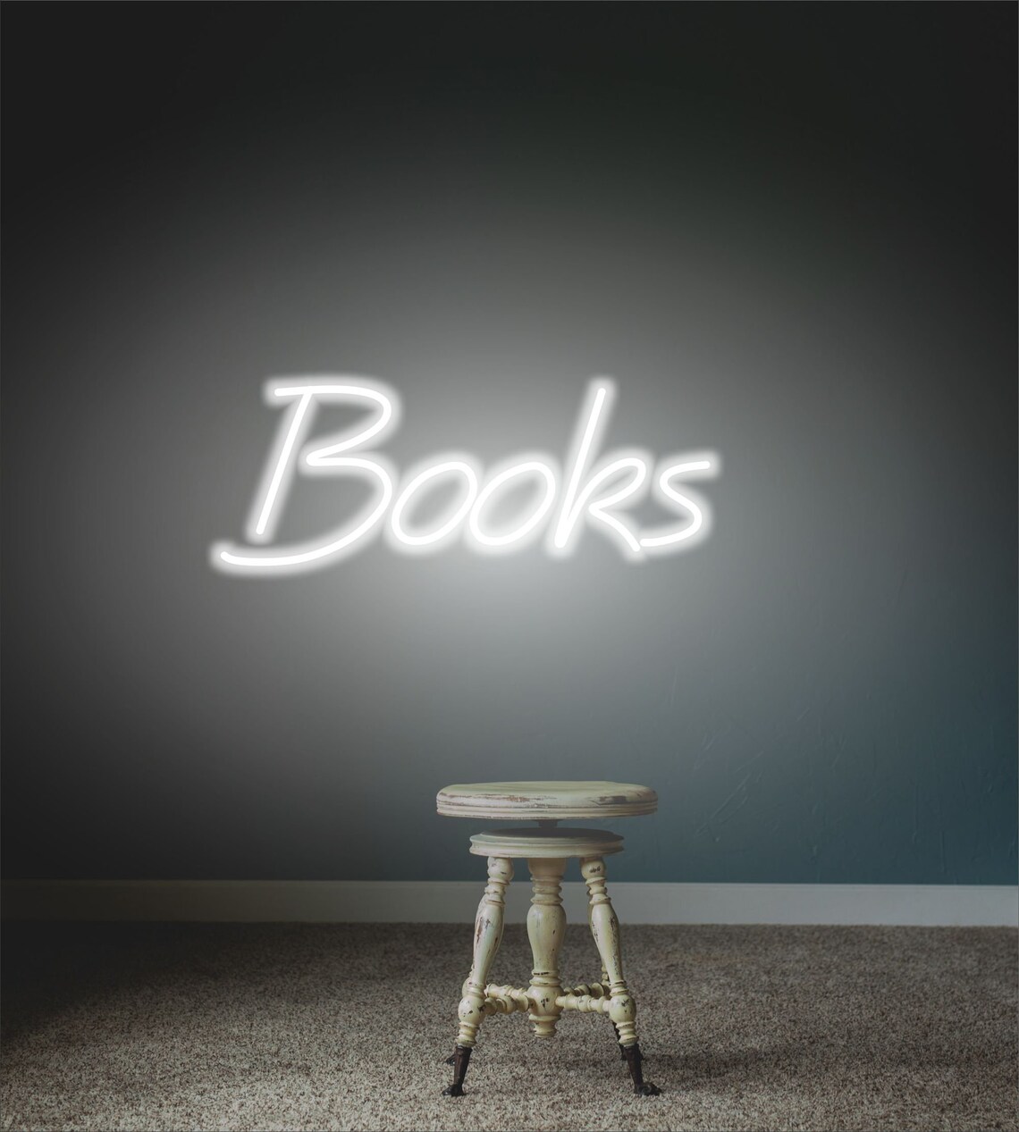 Books Neon Sign for Bookstore. Gift for Book Lover - Etsy