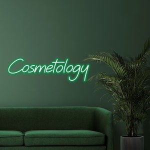 Cosmetology Neon Sign for Beauty Salon or Esthetician Decor - Etsy