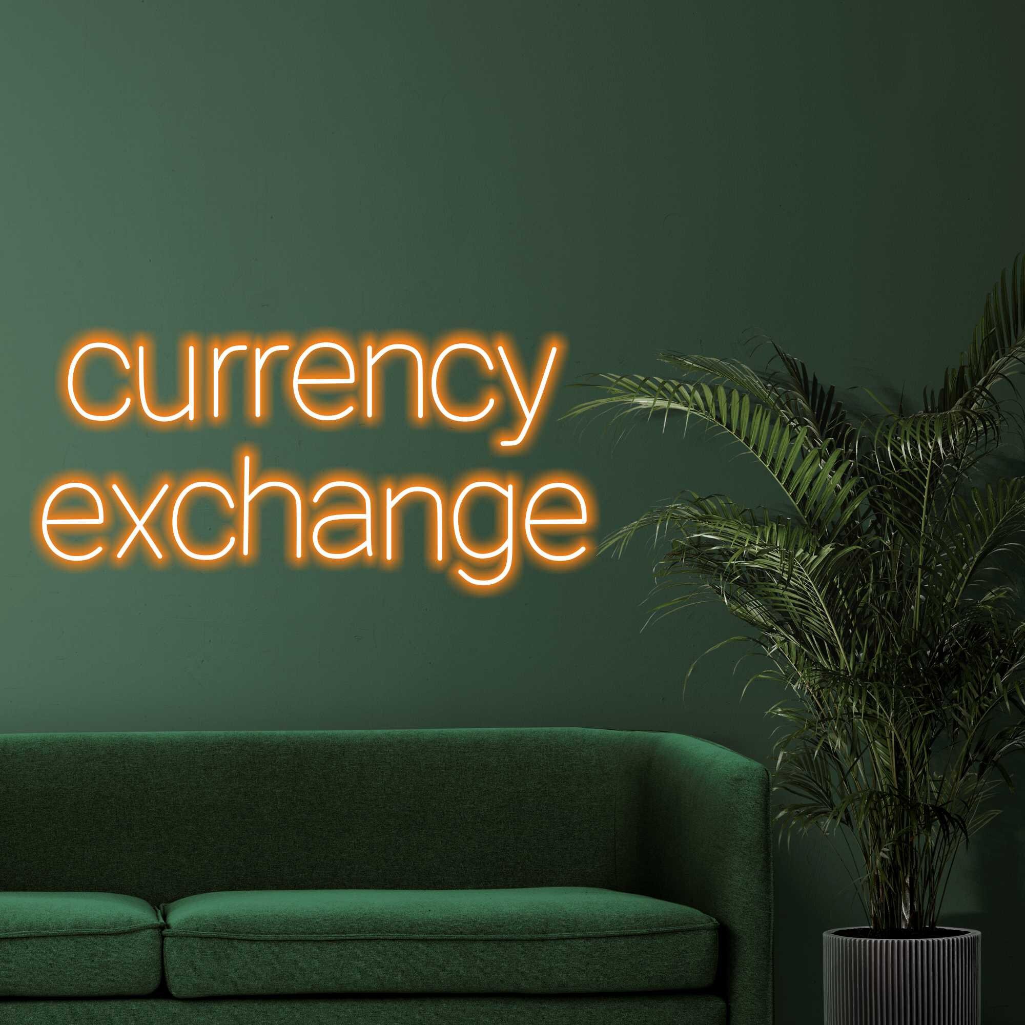 Currency Exchange Neon Sign for Store. Money Led Sign - Etsy