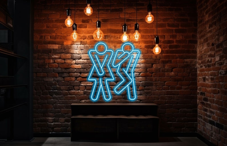 Toilet Neon Sign for Bar Ot Cafe. Restroom Sign Led for Restaurant - Etsy