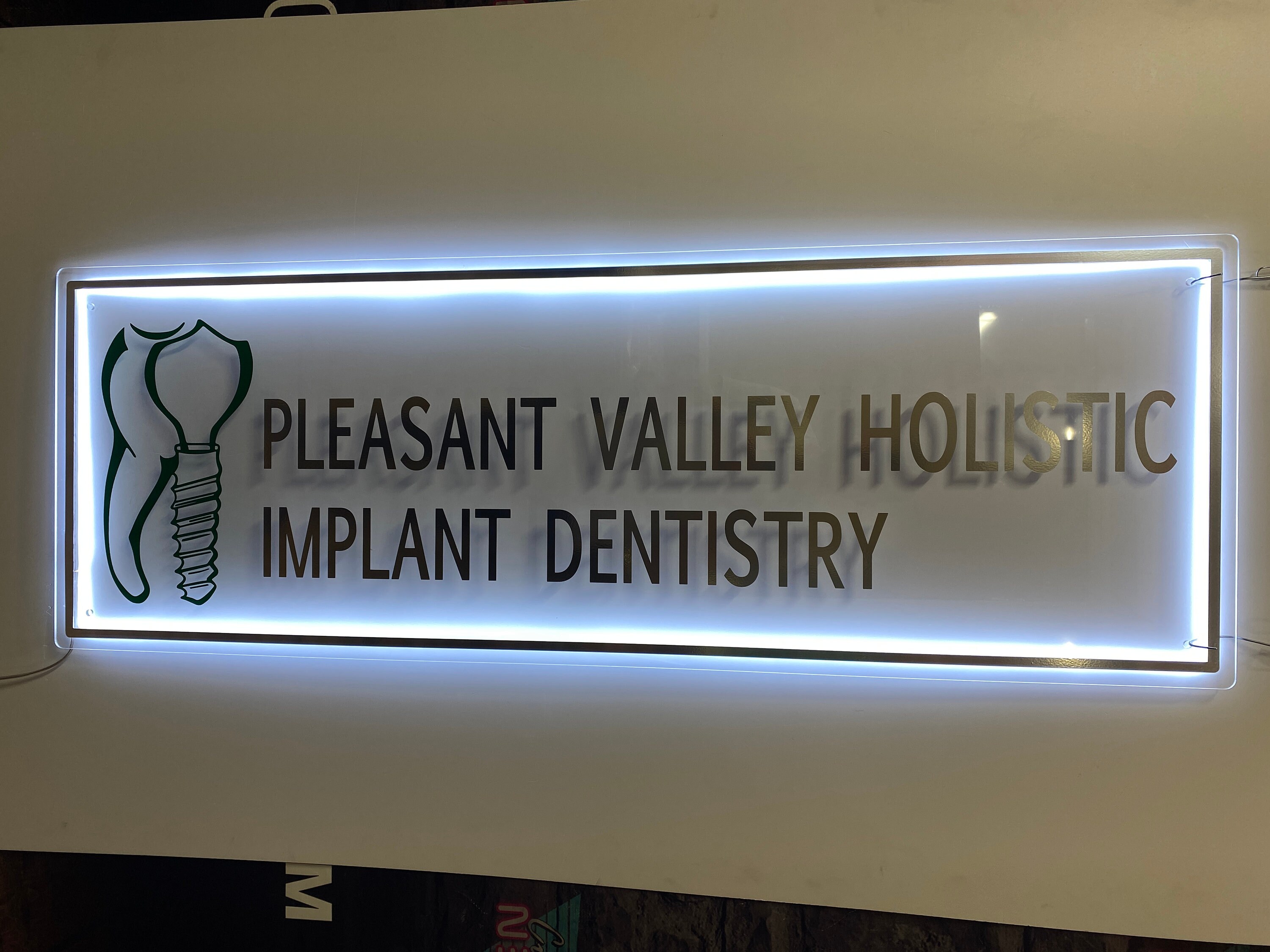 Custom Backlit Sign for Office and Reception Desk Sign. Gift for ...