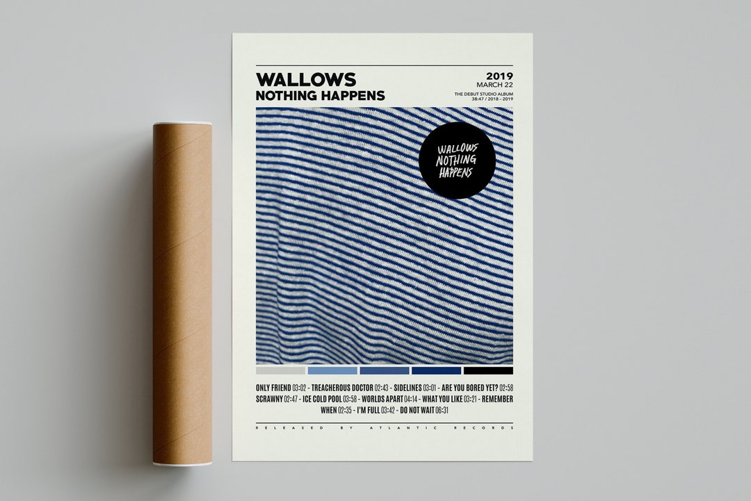 Wallows Posters / Nothing Happens Poster / Album Cover Poster / Poster ...