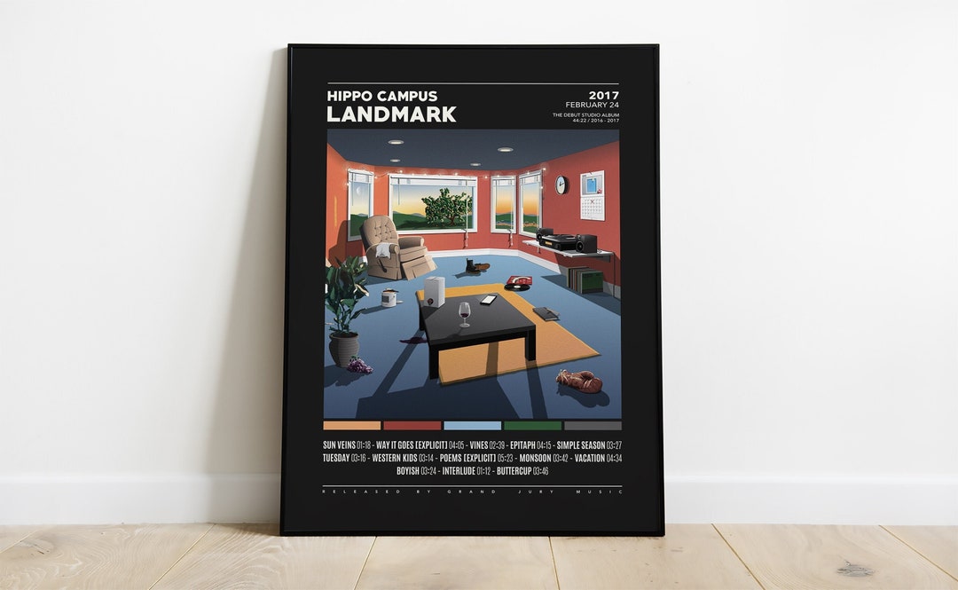 Hippo Campus Posters / Landmark Poster / Album Cover Poster / Poster ...