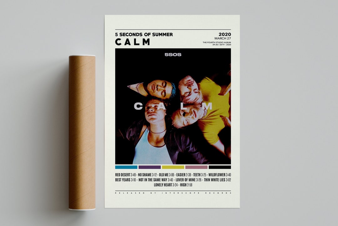 5 Seconds of Summer Posters / Calm Poster, Album Cover Poster / Poster ...