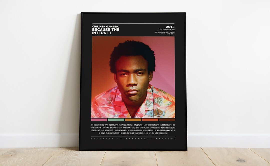 Childish Gambino Posters / Because the Internet Poster / Album Cover ...