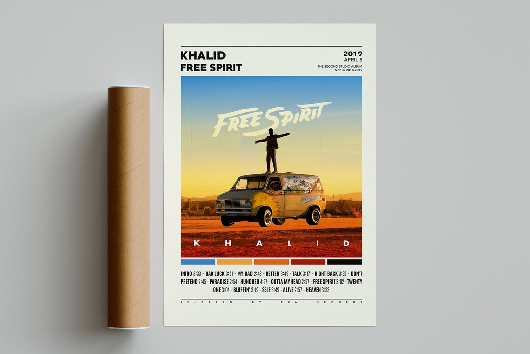 Khalid Poster / Free Spirit Poster / American Teen, Album Cover Poster ...