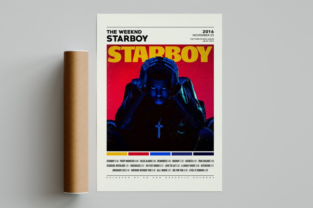 The Weeknd Posters / Starboy Poster / the Weeknd, Starboy, Album Cover ...