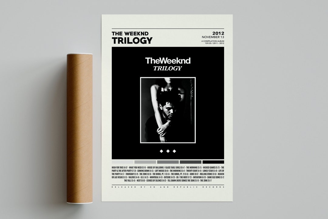 The Weeknd Posters / Trilogy Poster / the Weeknd, Trilogy, Album Cover ...