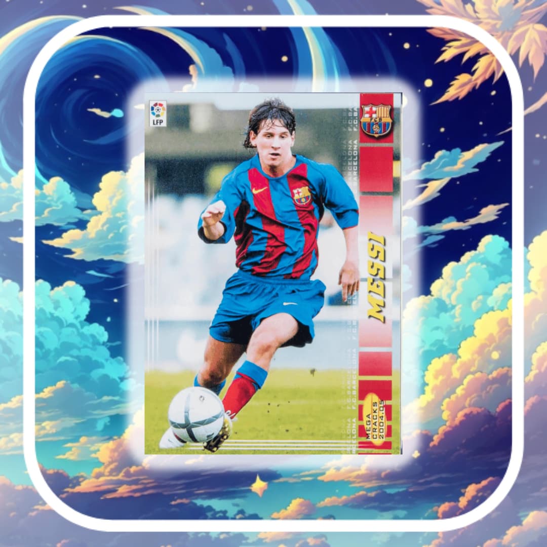 Lionel Messi Barcelona Rookie Sports Card NBA Holo Card CUSTOM Card ...