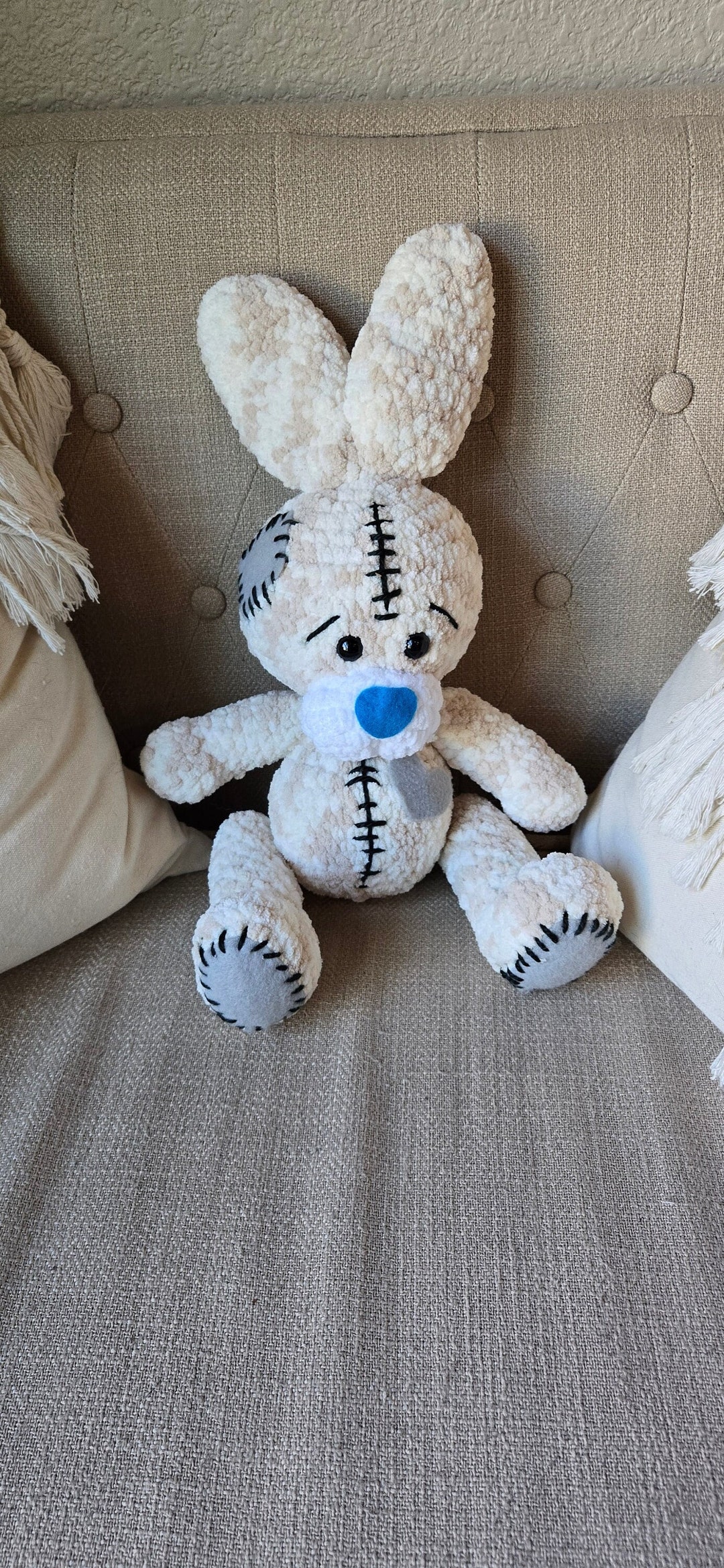 Large Rabbit Plush - Etsy