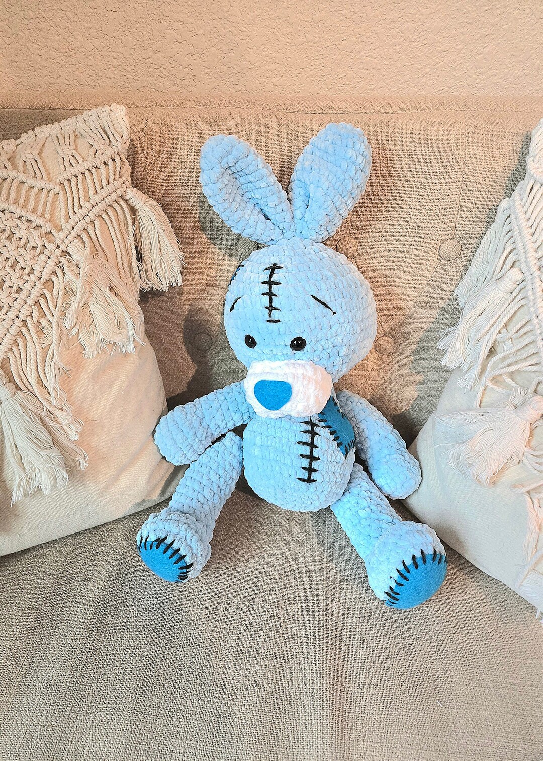 Large Rabbit Plush - Etsy