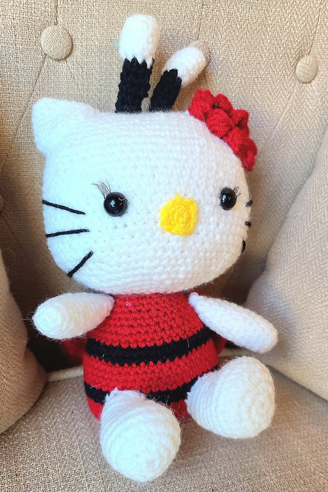 Handmade Hello Kitty Crochet - Etsy