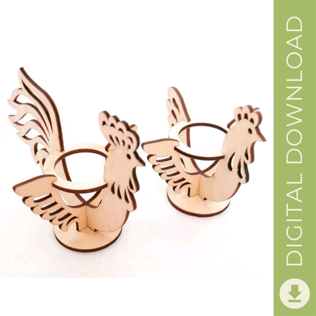 Laser Cut Easter Digital File, CNC Files, Engraving SVG Design, Laser ...