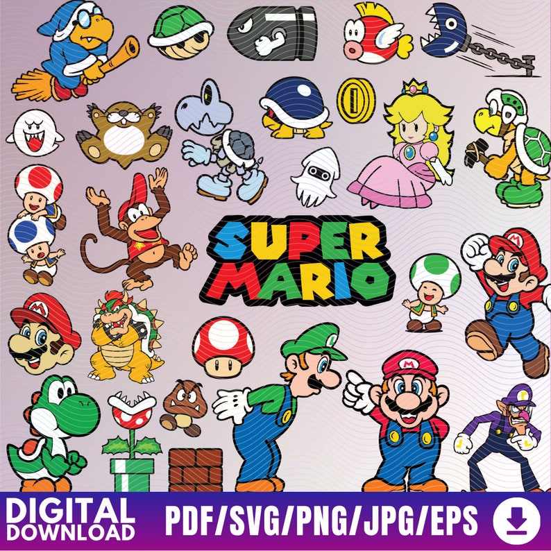 Inspired by Super Mario Digital File, Super Mario Design, Super Mario ...