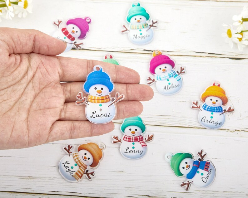 Custom Family Name Christmas Snowman,personalized Family Name Snowman ...