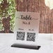 Custom Made Acrylic QR Code Menu Sign for Cafe, Bar - Personalized QR ...