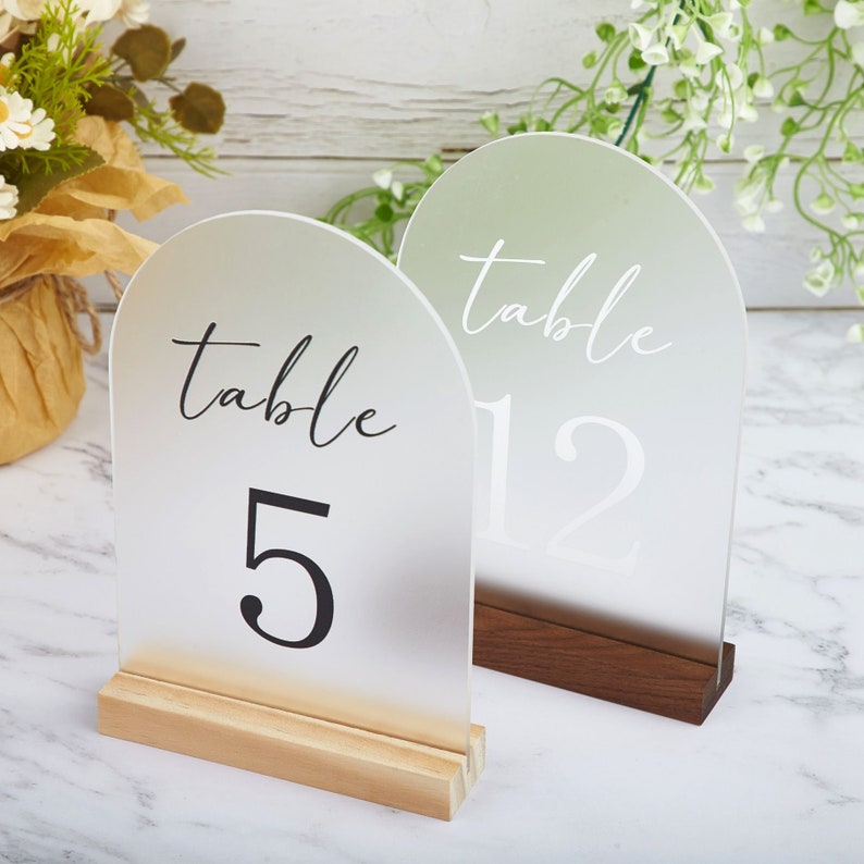 Table Numbers Wedding,wedding Table Numbers, Acrylic Table Numbers ...