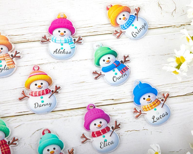 Custom Family Name Christmas Snowman,personalized Family Name Snowman ...