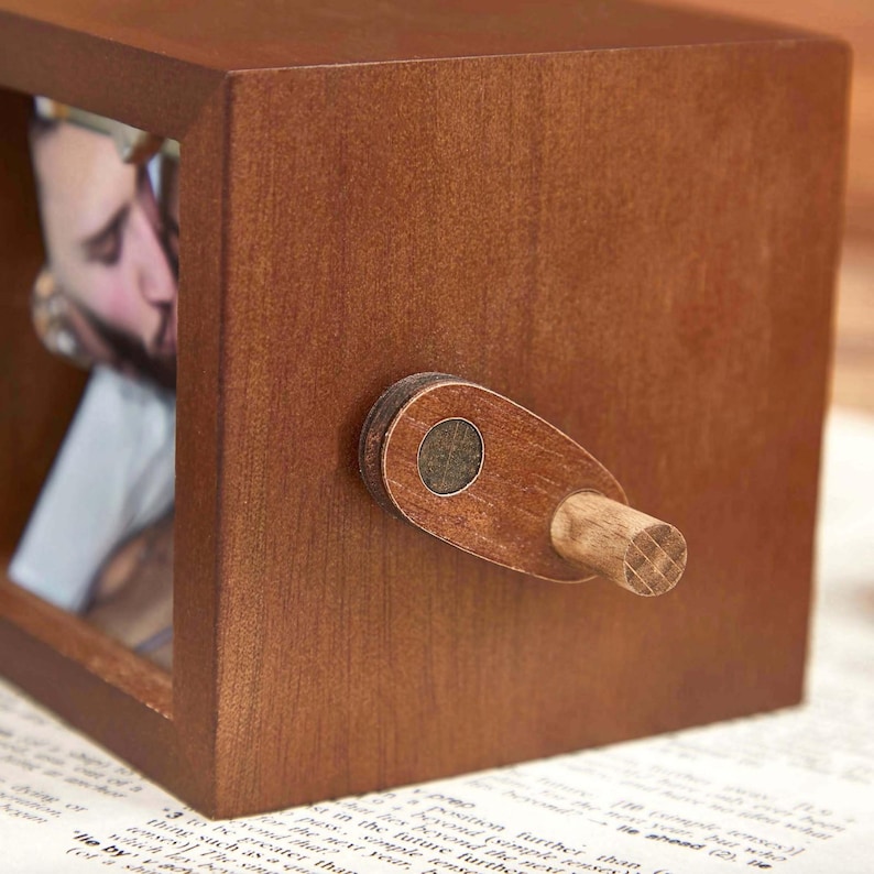 Personalized Photo Flipbook Animation Box,custom Wooden Photo Book With ...