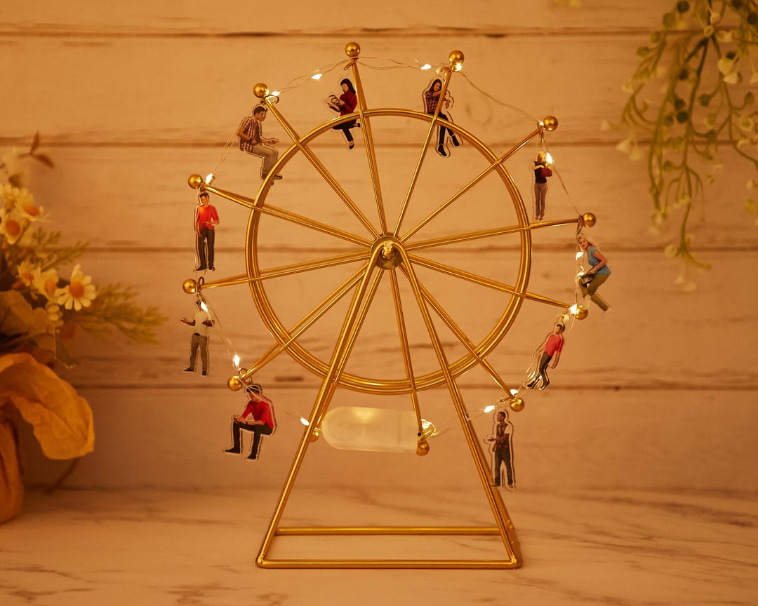 Personalized Photos Ferris Wheel Night Light,custom Photos Ferris Wheel ...